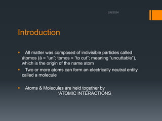 structure_of_matter general classes and principles of adhesion.ppt
