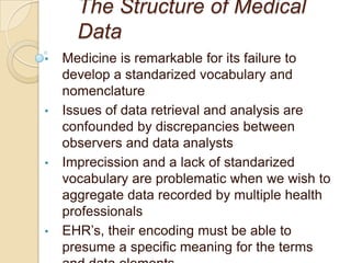 Structure of medical data | PPT