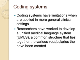 Structure of medical data | PPT