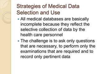 Structure of medical data | PPT