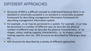 Structure of mis | PPTX