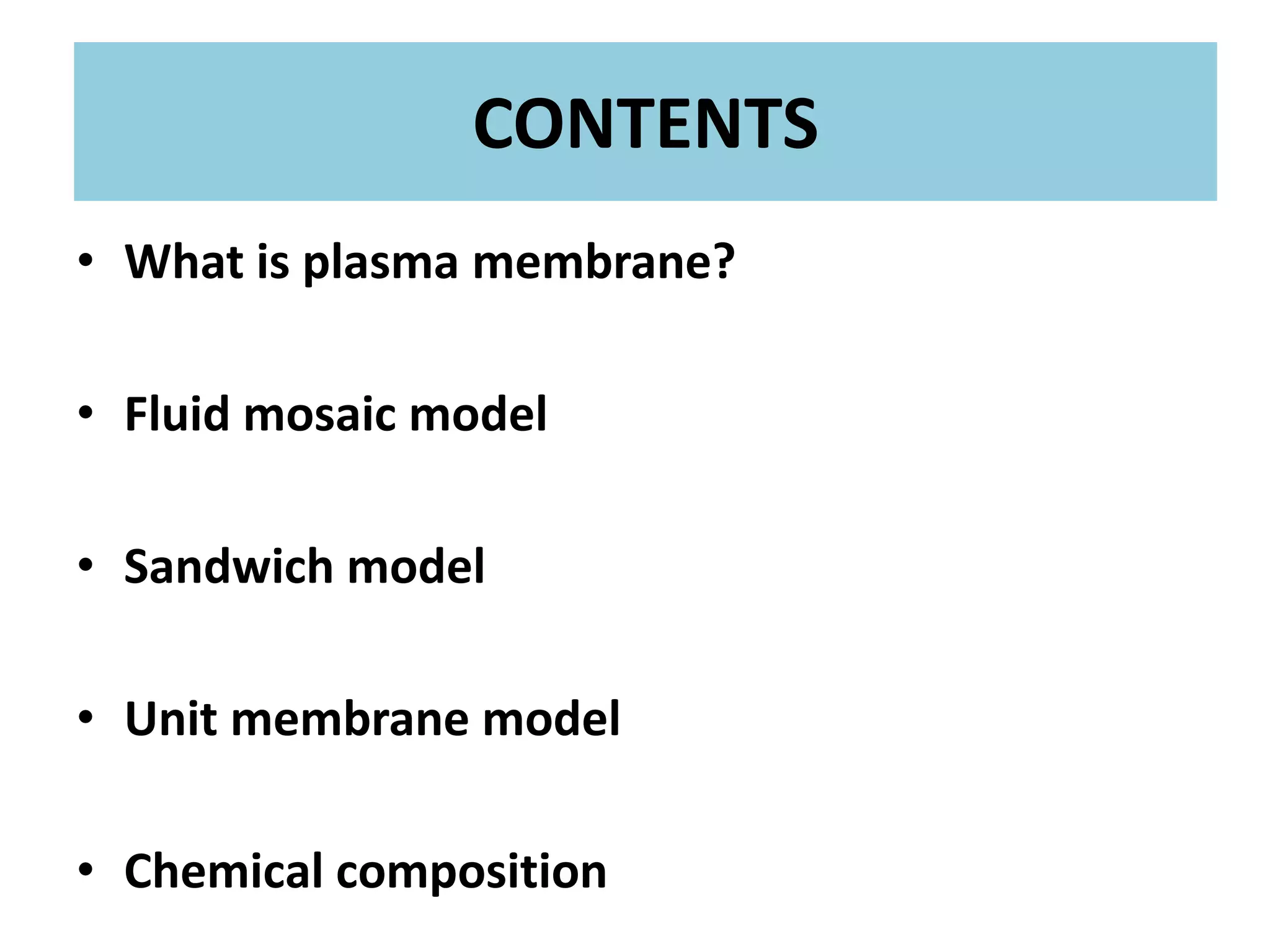 Structure of model membrane | PPTX