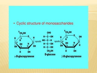 Structure of monosaccharides | PPTX