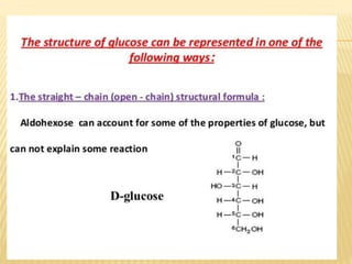 Structure of monosaccharides | PPTX
