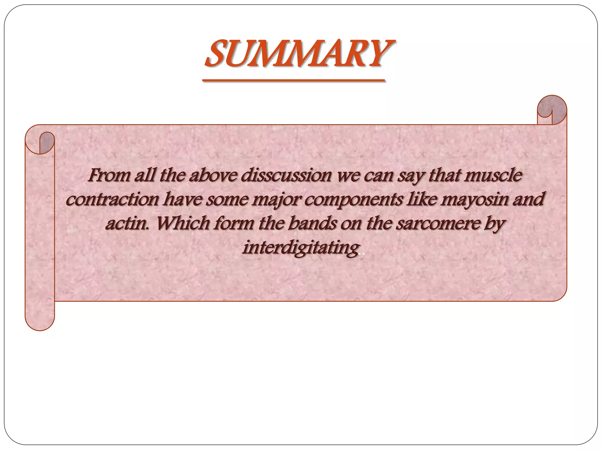 Structure of muscle contraction | PPTX