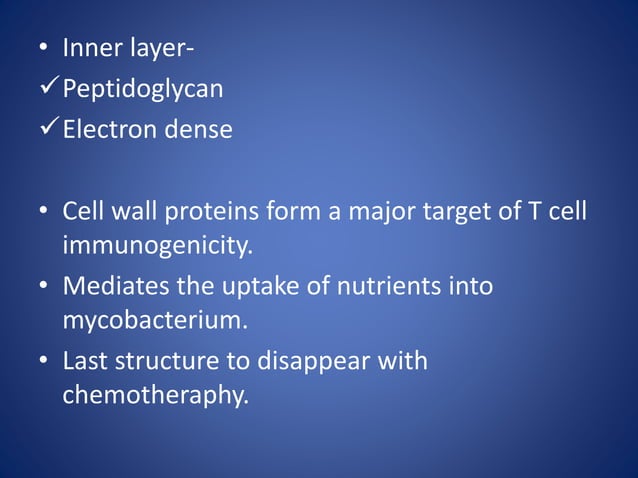 Structure of mycobacterium leprae | PPTX | Biological Sciences | Science