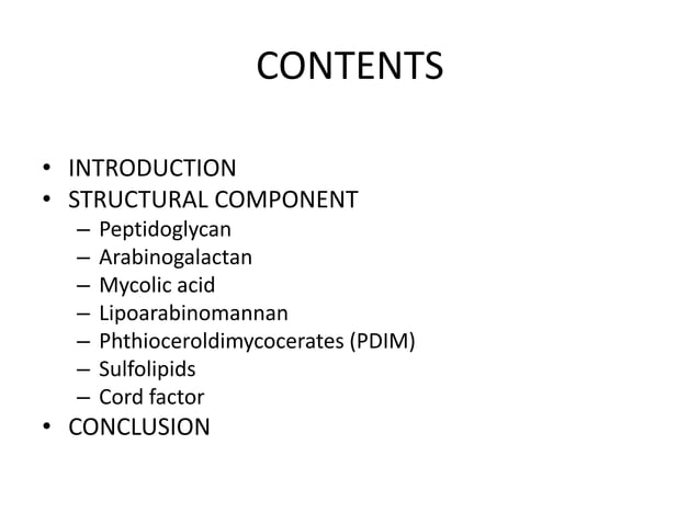 Structure of mycobacterium phcl 413 | PPTX