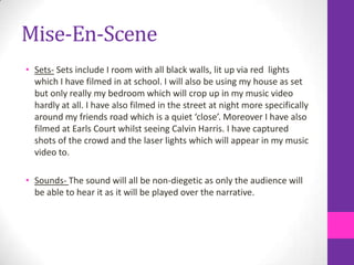 Structure of my music video | PPT