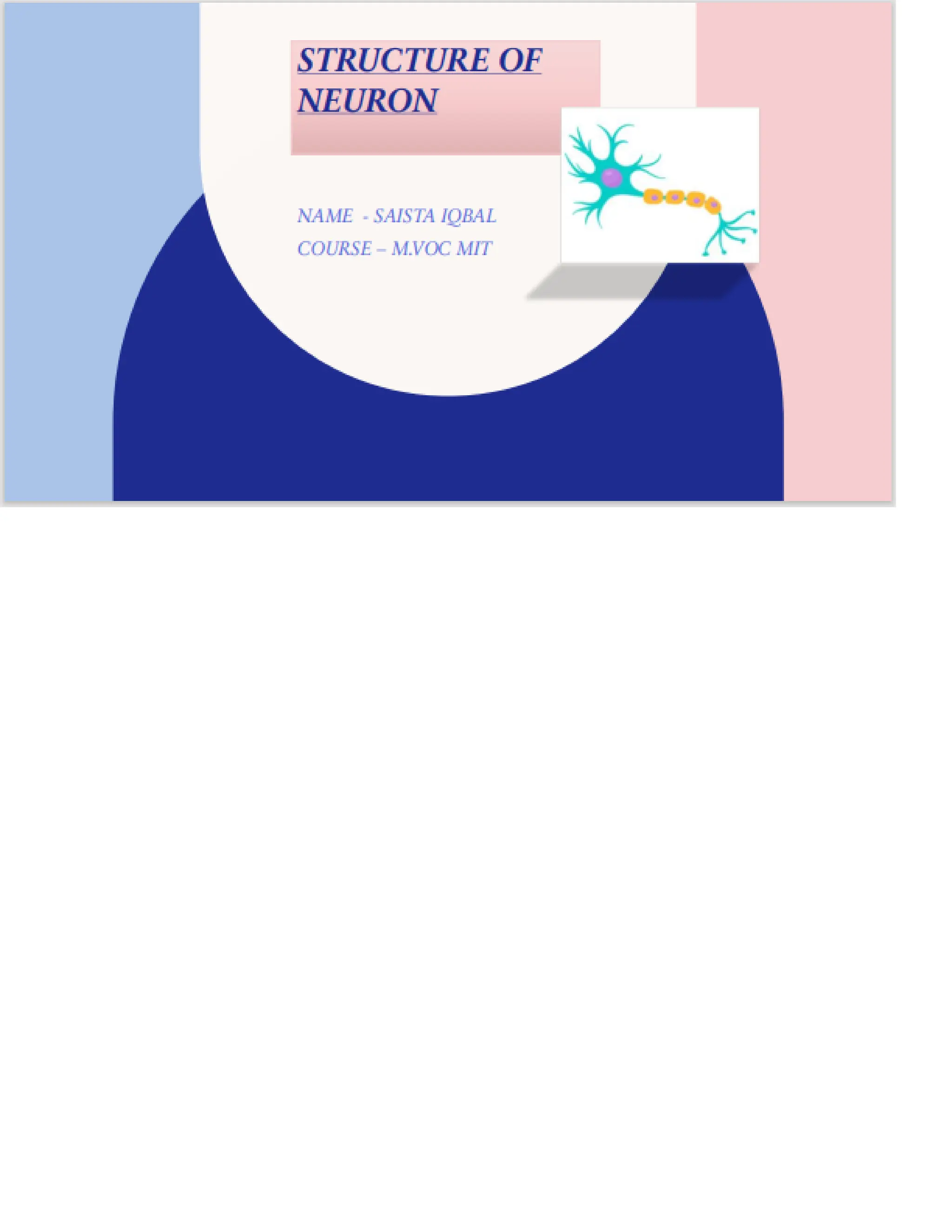 Structure of neuron ,their types and functions | PDF