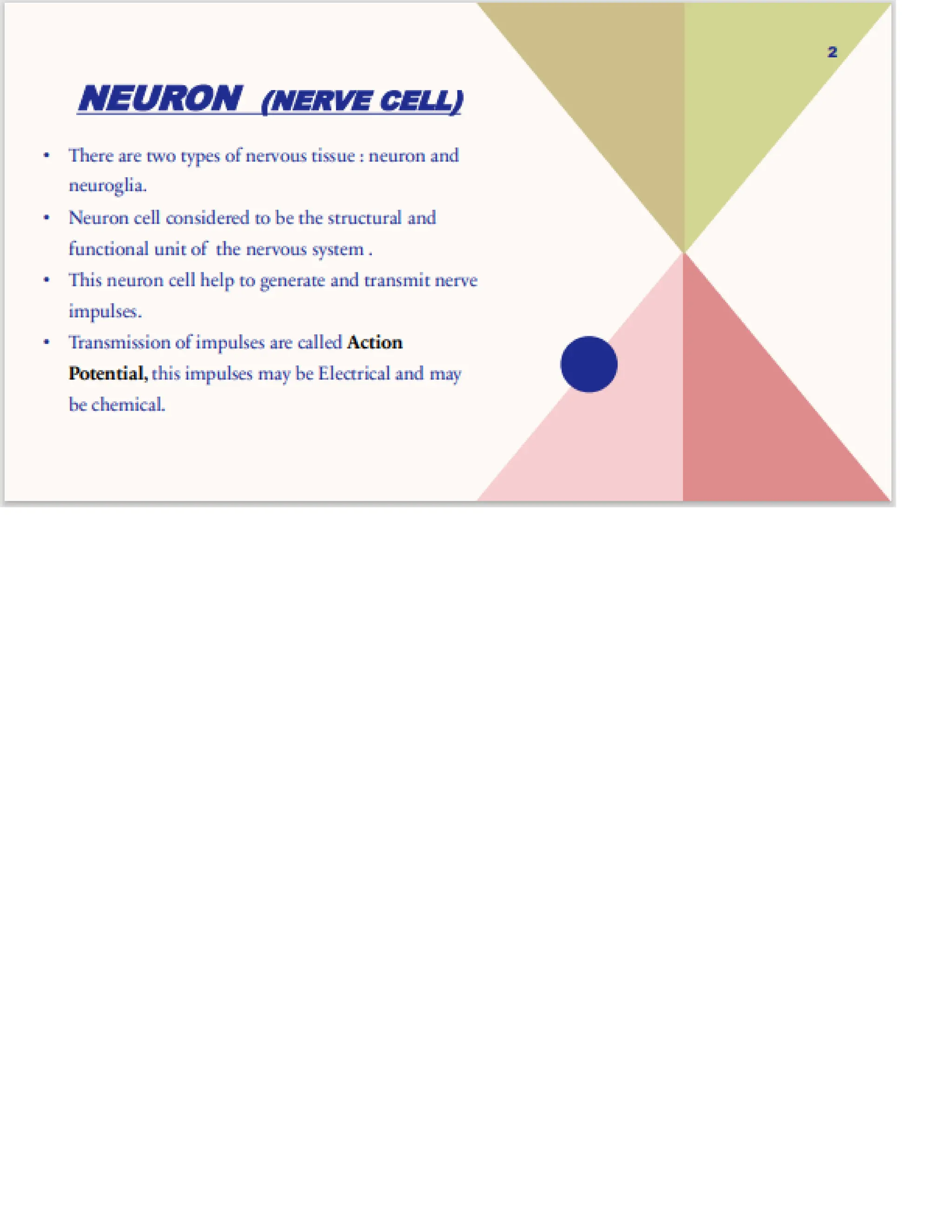 Structure of neuron ,their types and functions | PDF