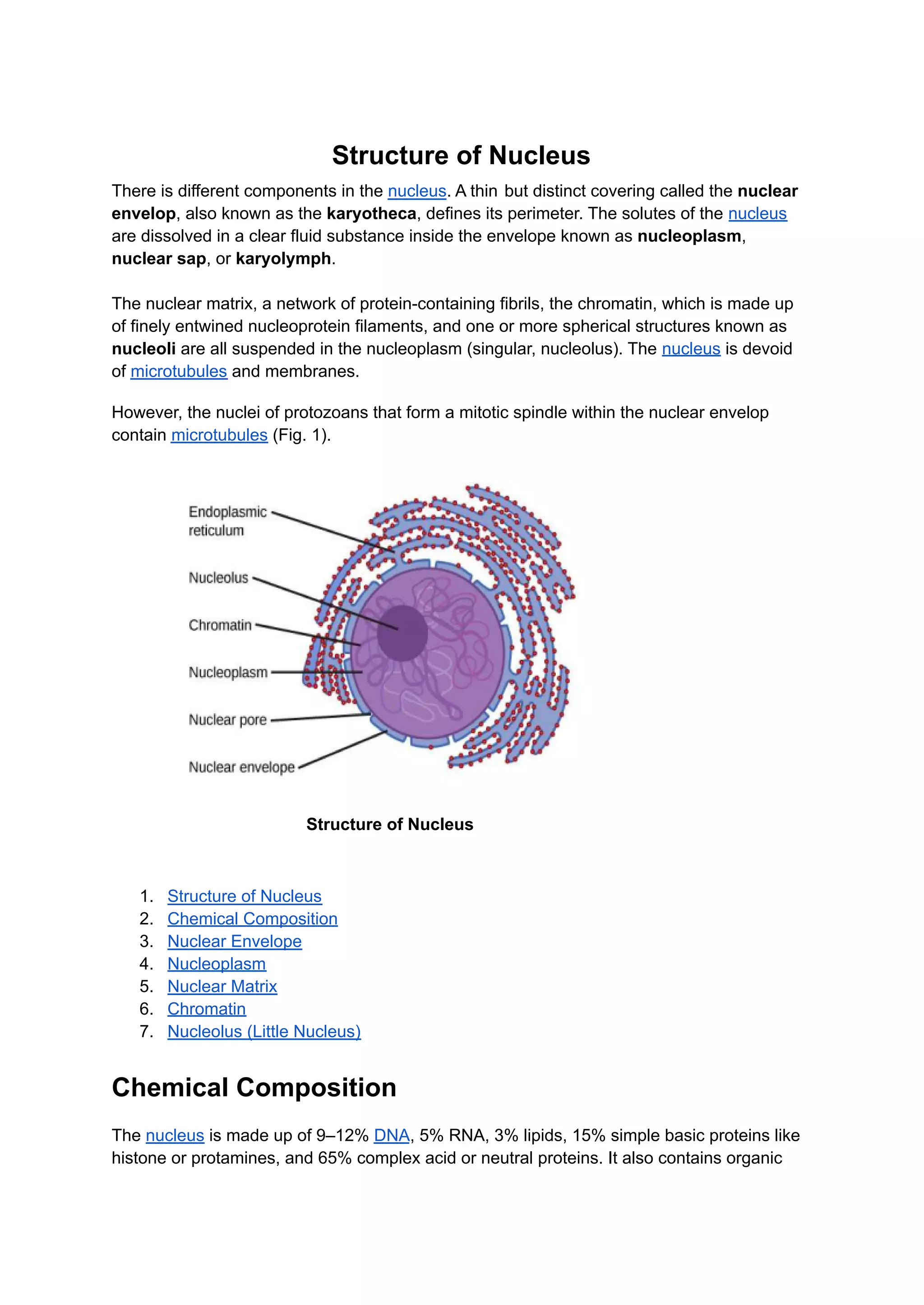 Structure of Nucleus | PDF