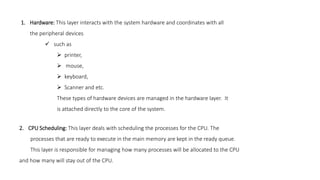 Structure of operating system | PPTX