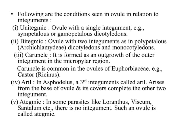 Structure of ovule | PPTX | Infertility | Reproductive Health