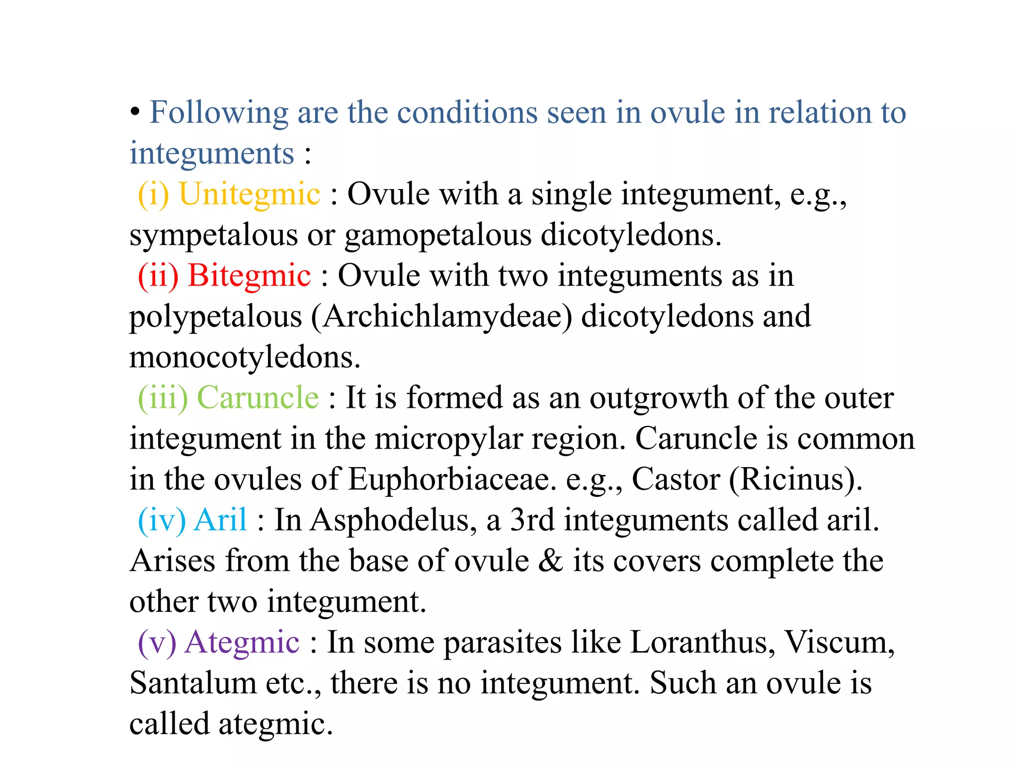 Structure of ovule & types of ovule | PPTX