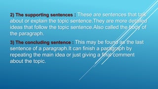 Structure of paragraph | PPTX