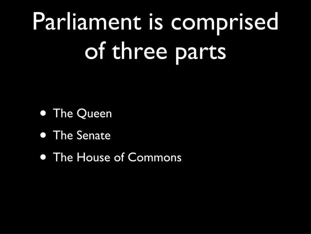 Structure of parliament | PPT