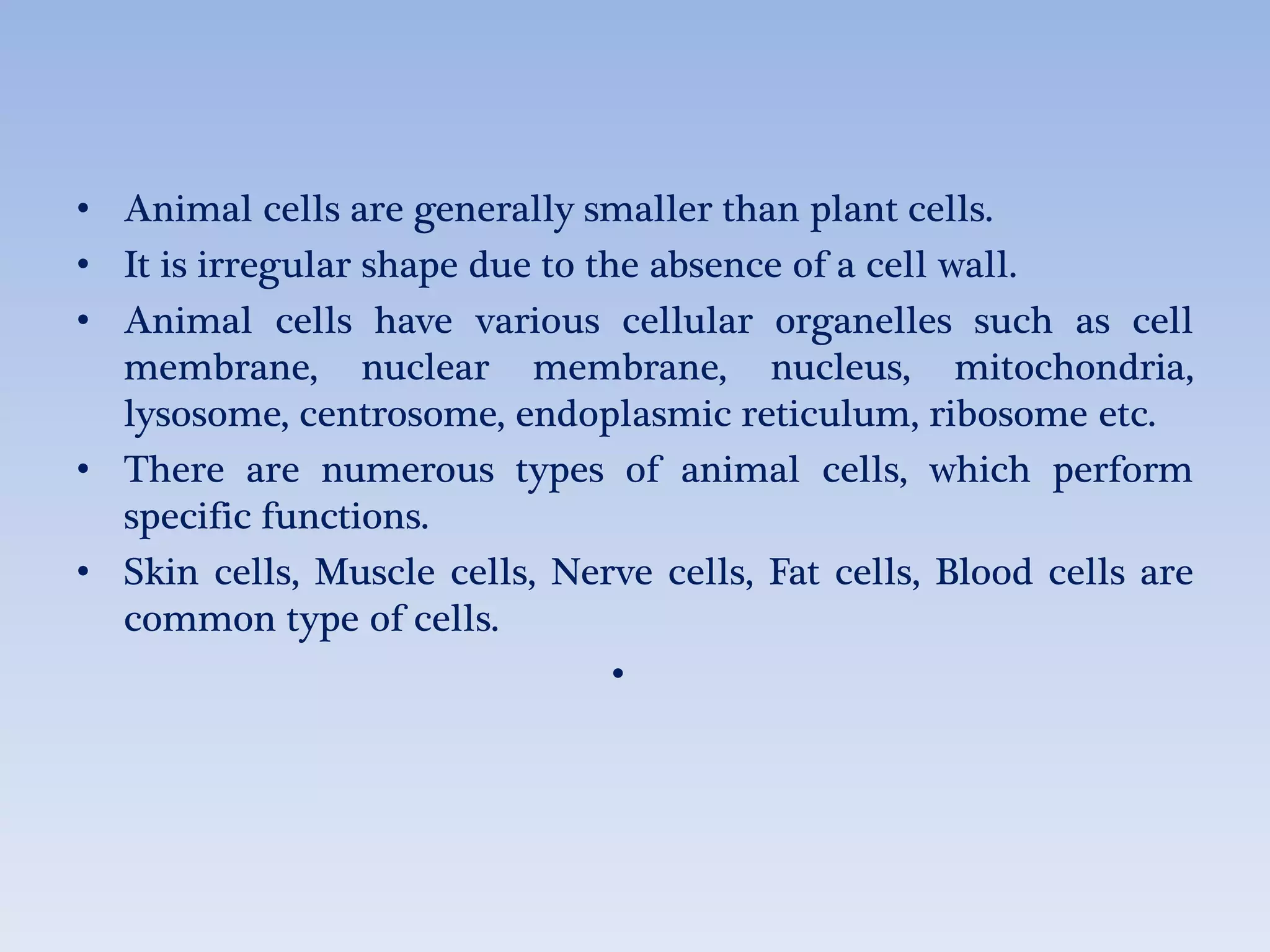 Structure of plant and animal cell | PPTX