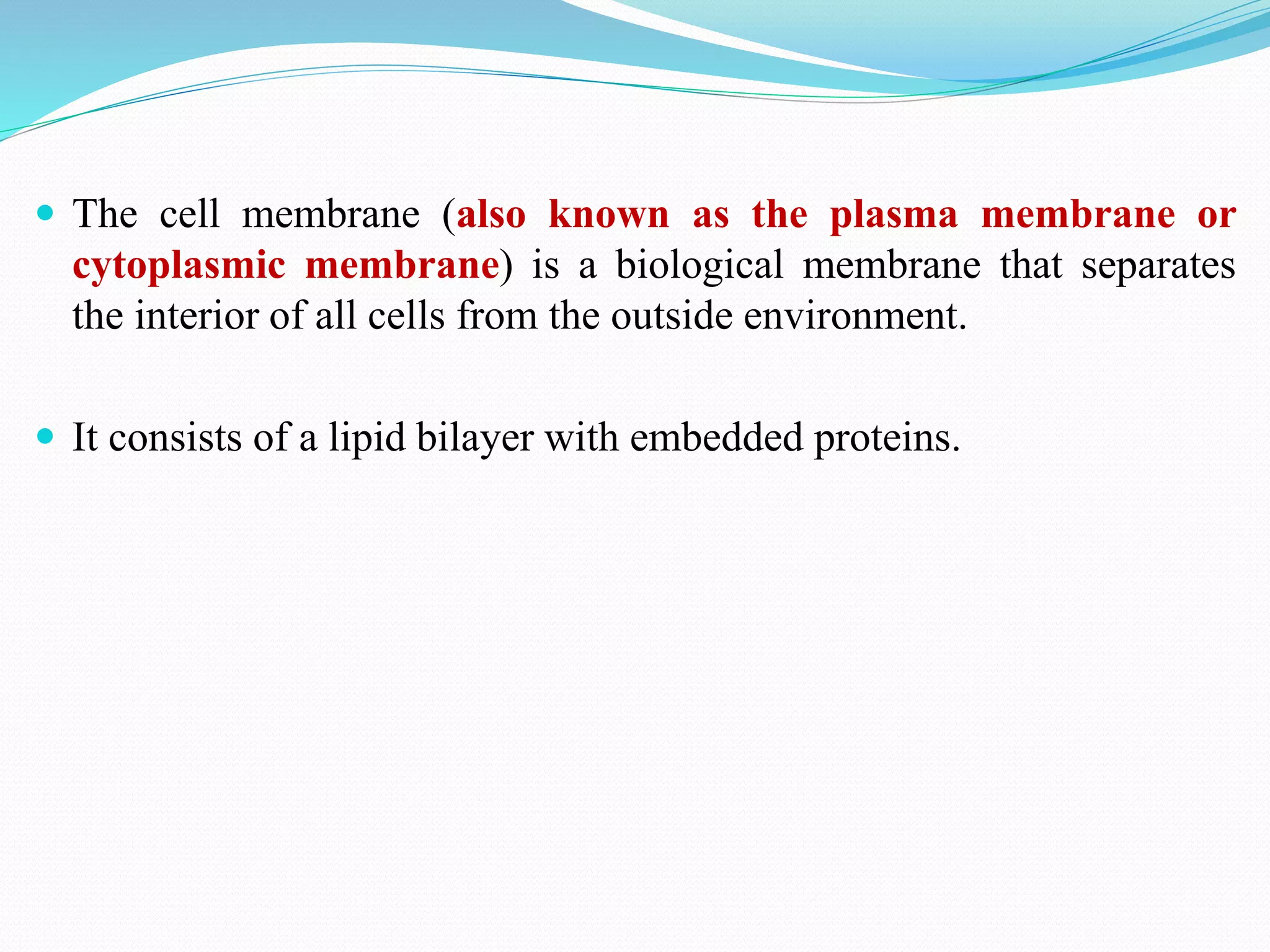 Structure of plasma membrane | PPTX