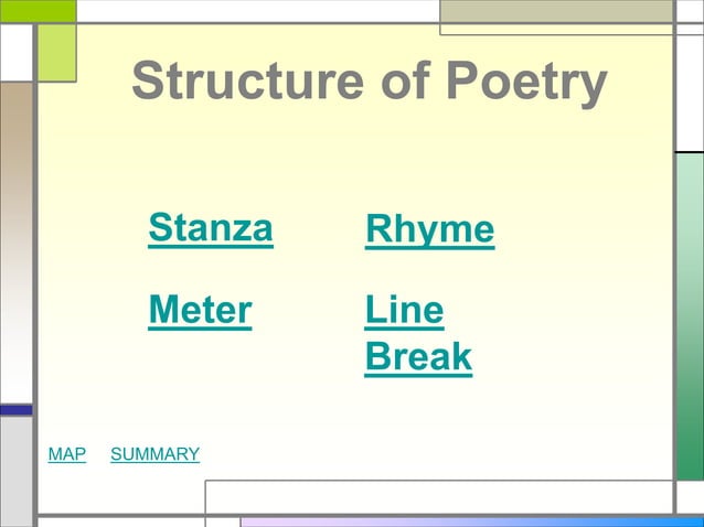 Structure of poetry | PPTX