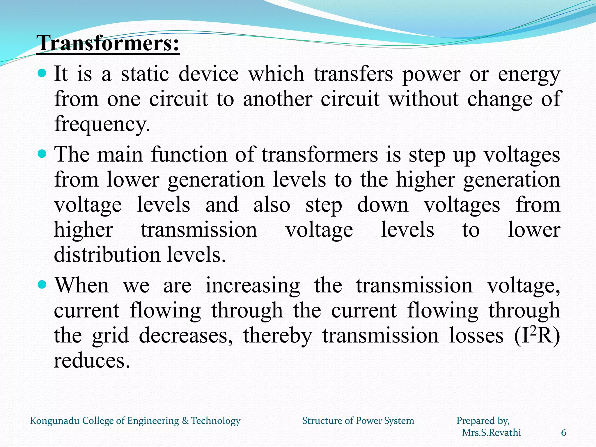 Structure of power system | PDF