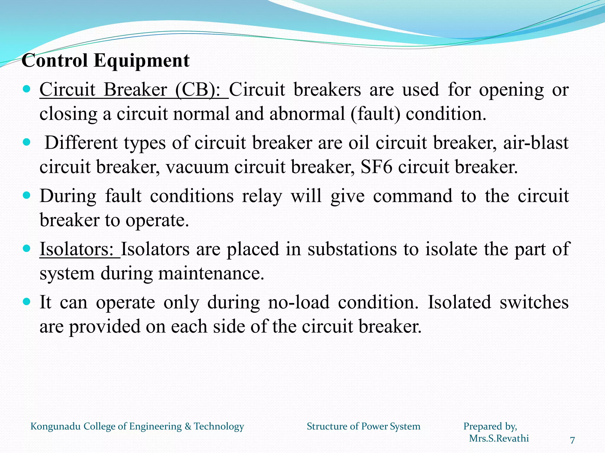 Structure of power system | PDF