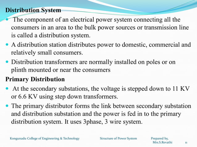 Structure of power system | PDF
