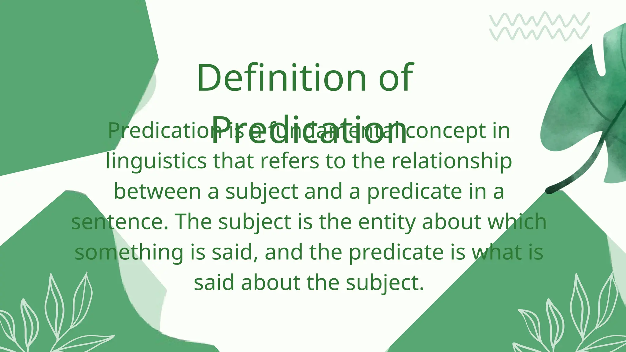 Structure of Predication (A Report in Grammatical Structure of English ...