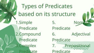 Structure of Predication (A Report in Grammatical Structure of English ...