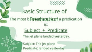 Structure of Predication (A Report in Grammatical Structure of English ...