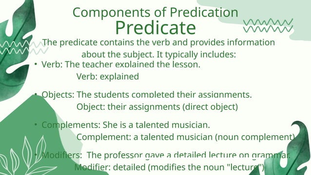 Structure of Predication (A Report in Grammatical Structure of English ...