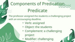 Structure of Predication (A Report in Grammatical Structure of English ...