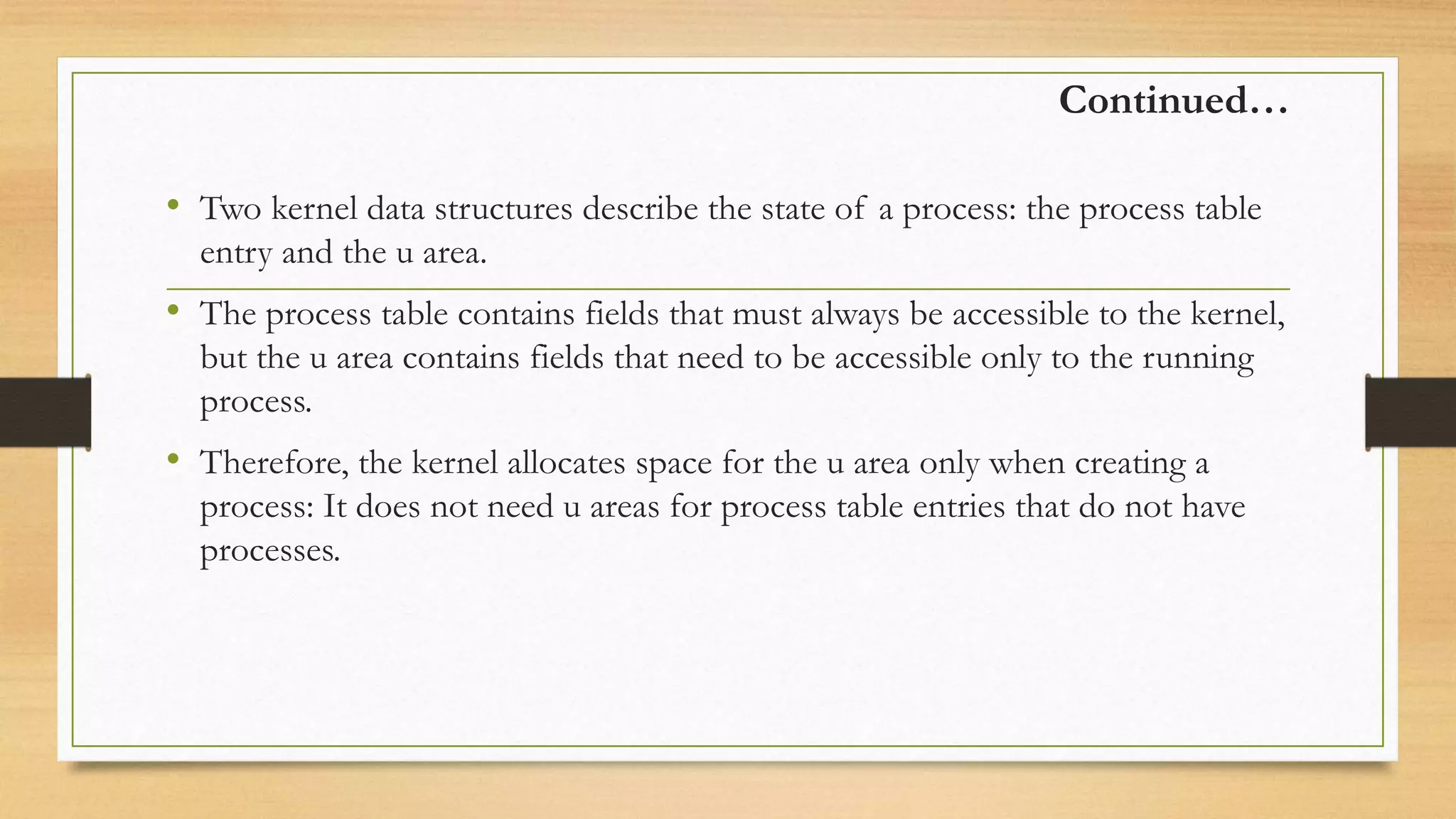 Structure of processes ppt | PPTX | Operating Systems | Computer ...