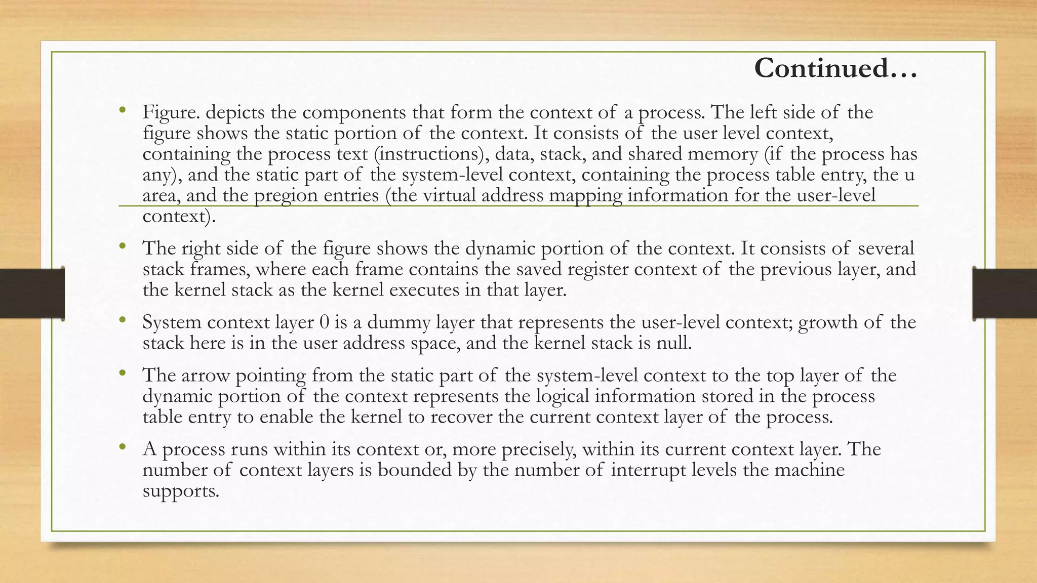 Structure of processes ppt | PPTX | Operating Systems | Computer ...