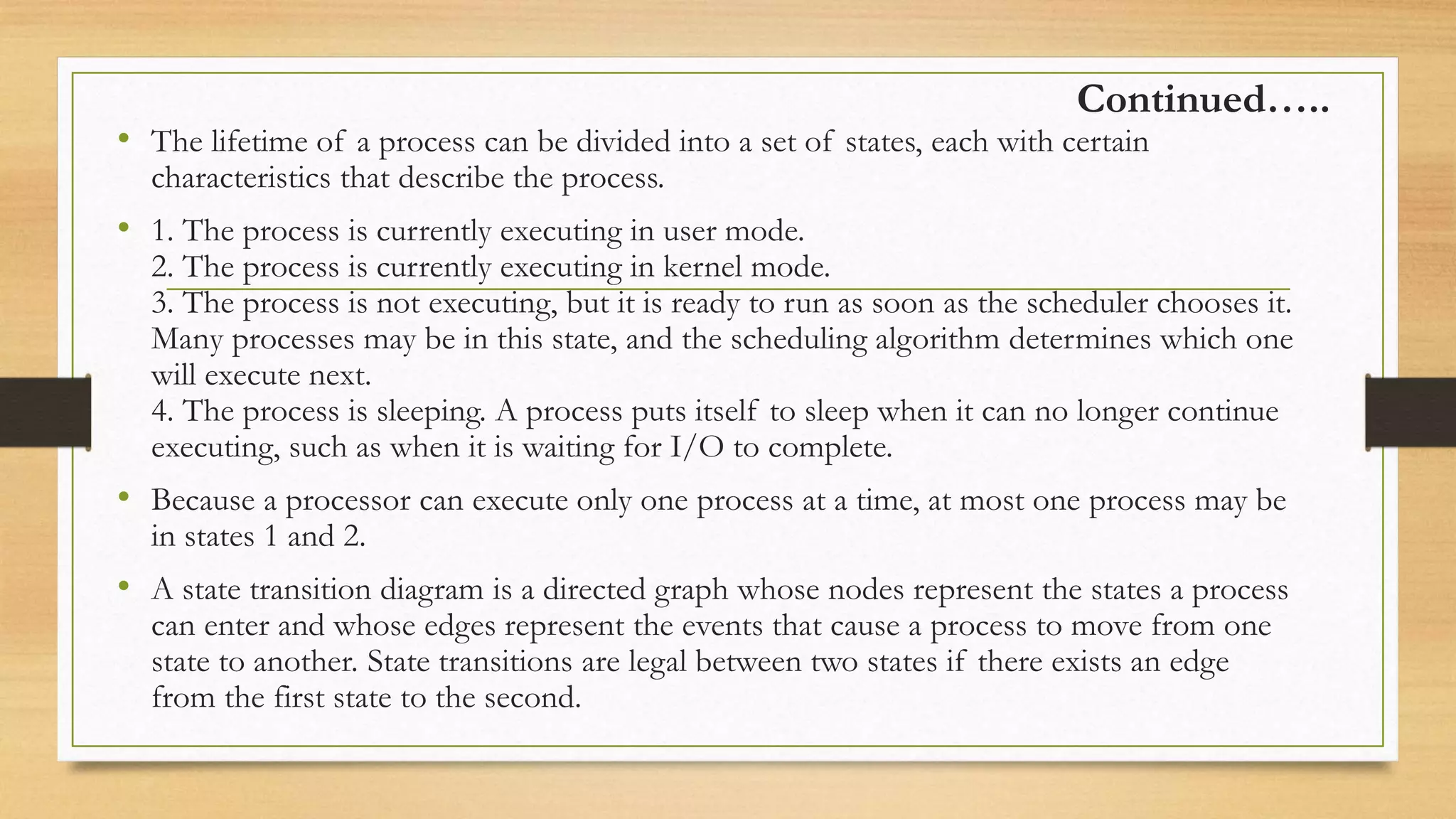Structure of processes ppt | PPTX | Operating Systems | Computer ...