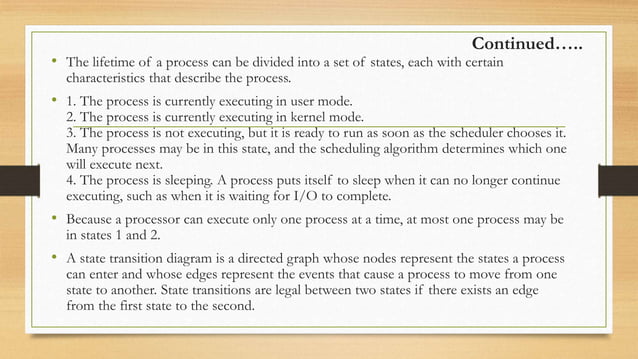 Structure of processes ppt | PPTX | Operating Systems | Computer ...