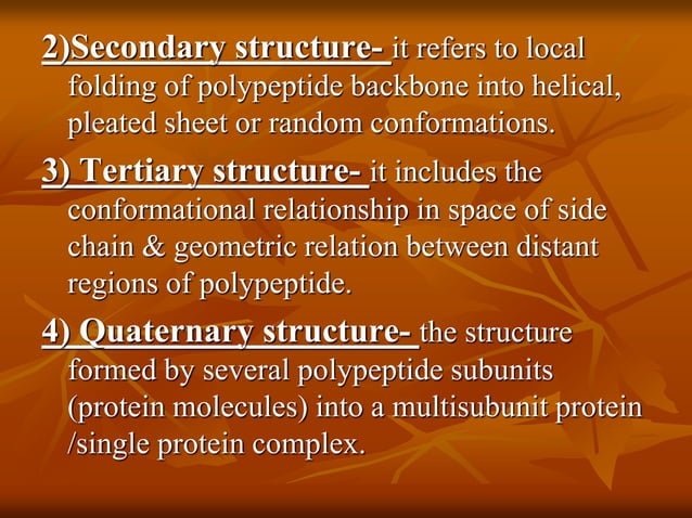 Structure of protein By KK Sahu Sir | PPT