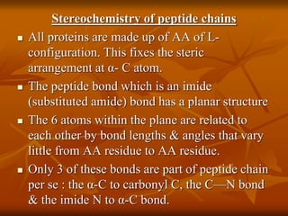 Structure of protein By KK Sahu Sir | PPT