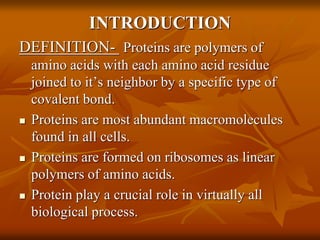 Structure of protein By KK Sahu Sir | PPT