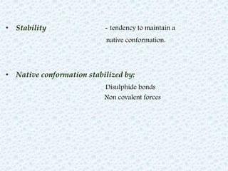 PROTEIN STRUCTURE PRESENTATION | PPTX