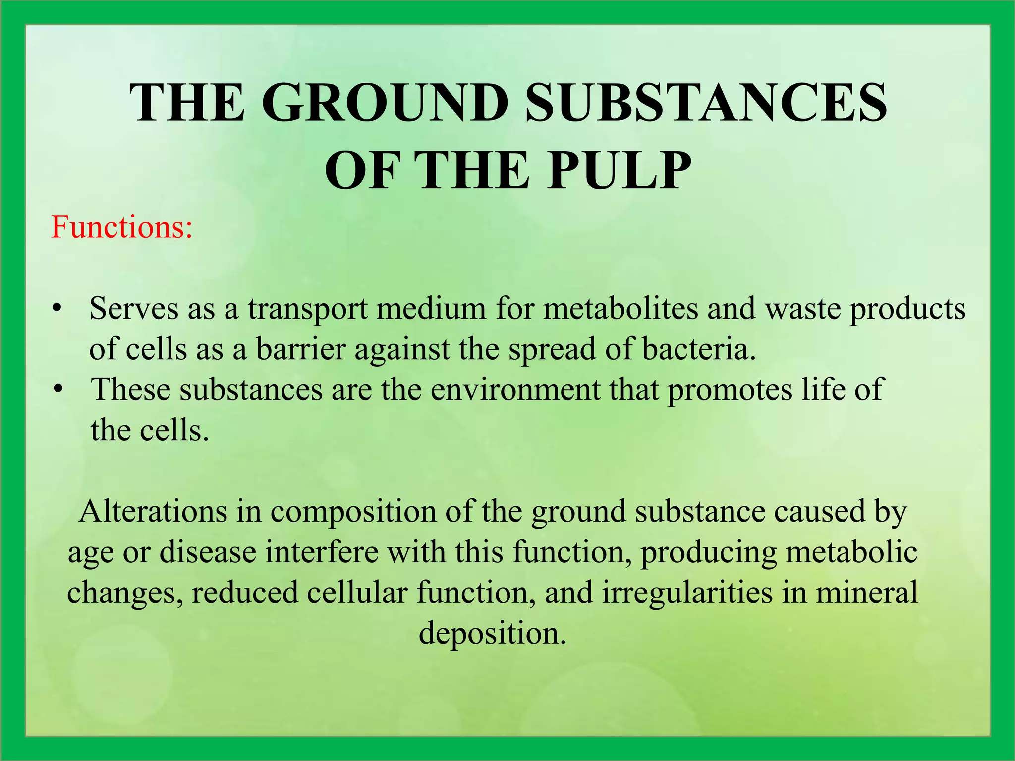 Structure and function of of Pulp-Dentin complex | PPTX