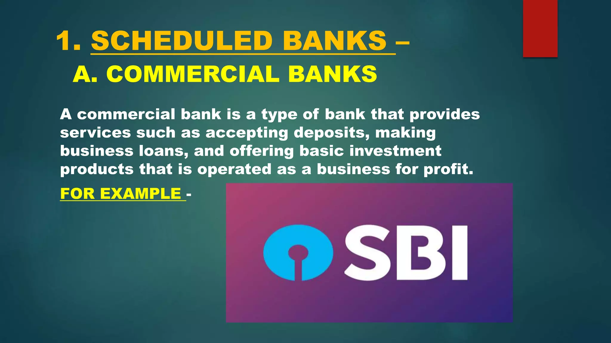 Structure of Commercial Banks | PPT