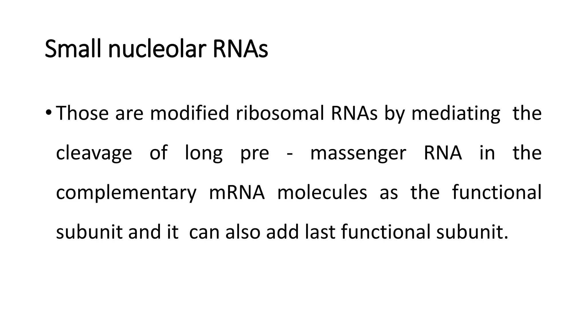 Structure and function of RNA | PPTX