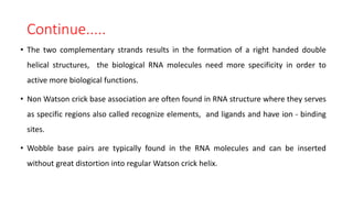 Structure and function of RNA | PPTX