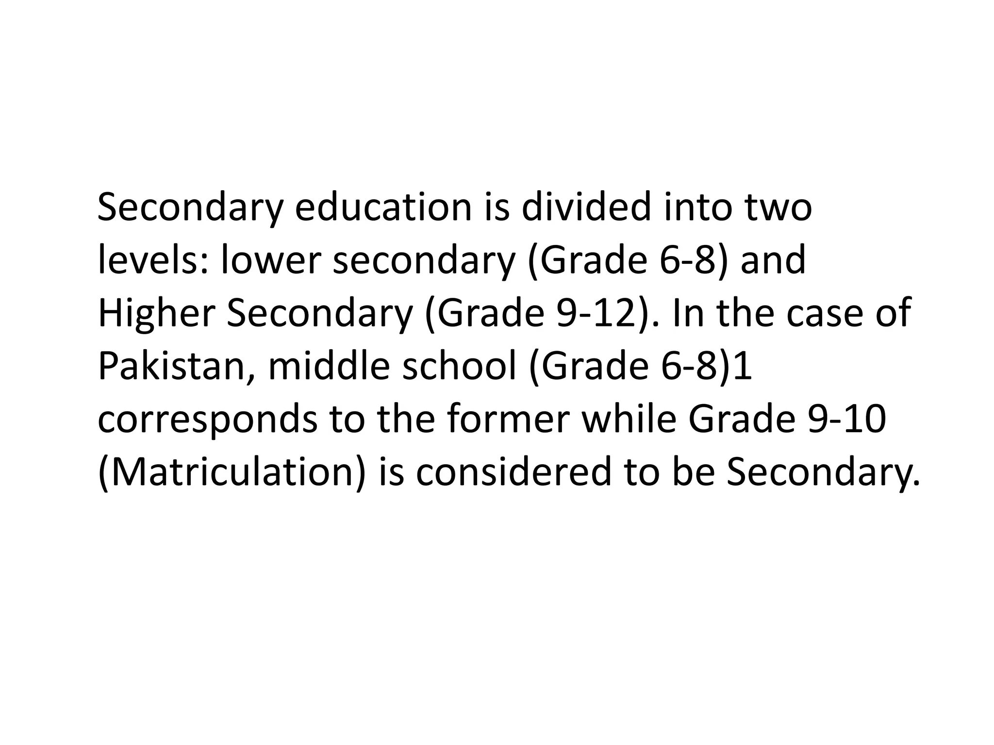 Structure of Secondary Educationin Pakistan.pptx