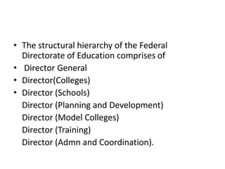 Structure of Secondary Educationin Pakistan.pptx
