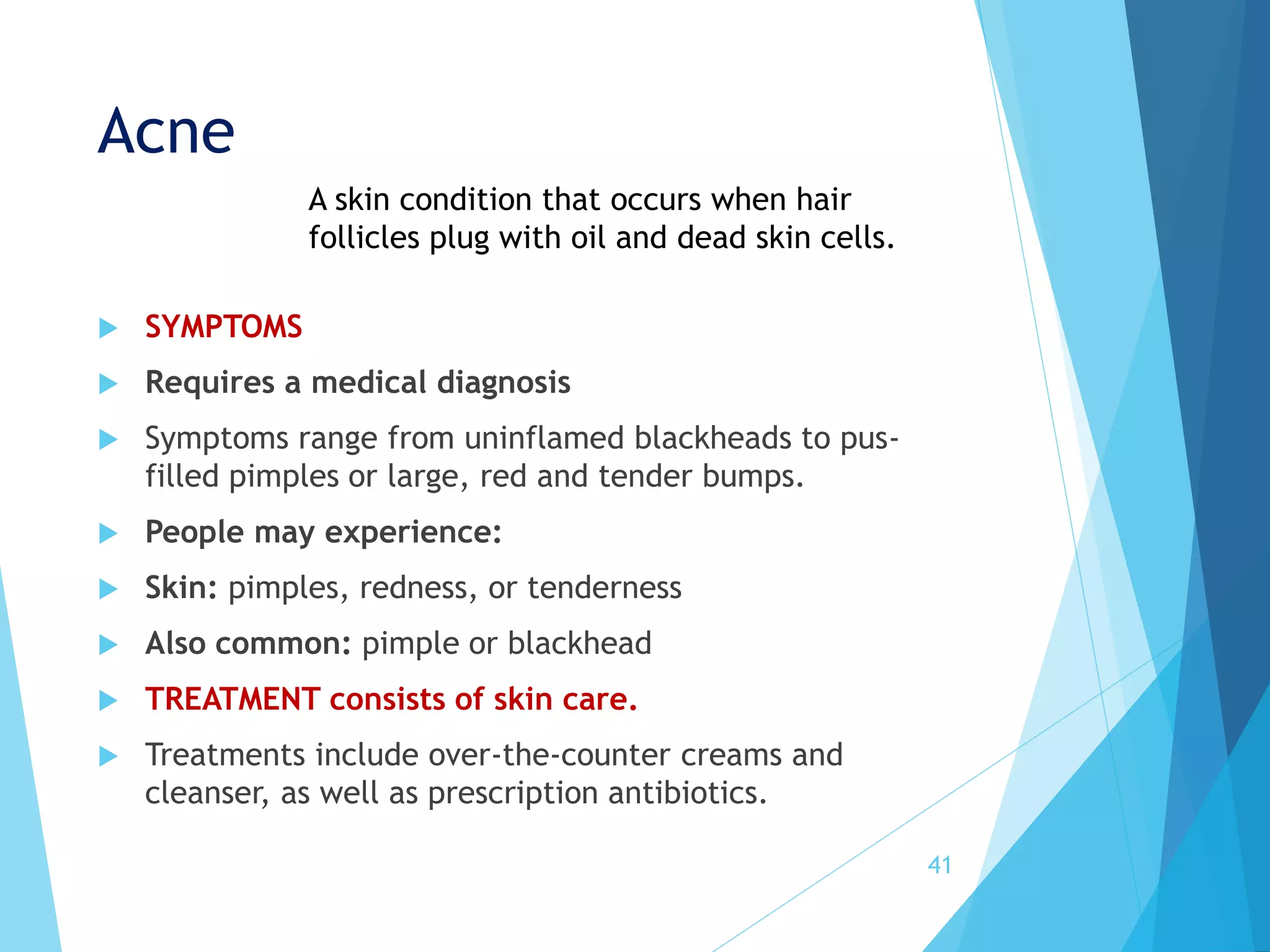 Structure of skin, Dry Skin and Acne | PPTX | Skin and Dermatology | Diseases and Conditions