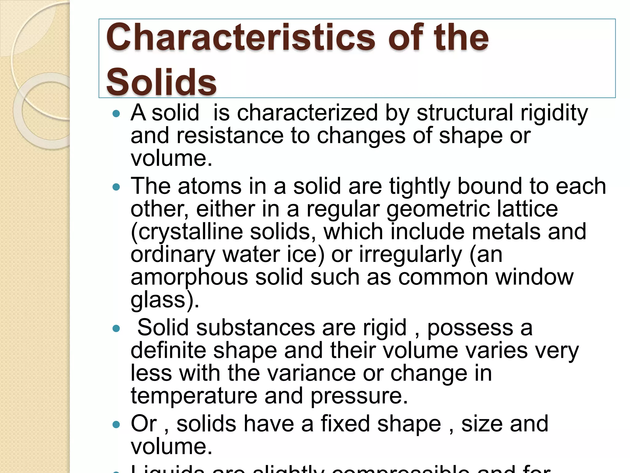 Structure of solids | PPTX