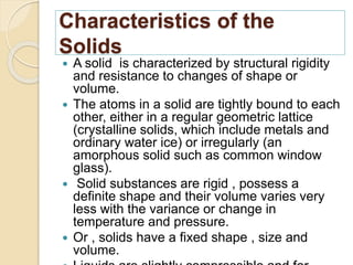 Structure of solids | PPTX