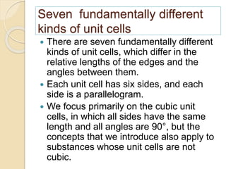 Structure of solids | PPTX