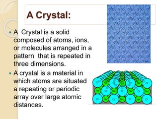 Structure of solids | PPTX